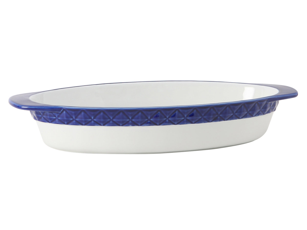 Tuxton DisplayTux Casserole Oval 3-1/2qt 17-3/4"(15-3/4" w/o handle)x8-1/2"x3" | Wayfair